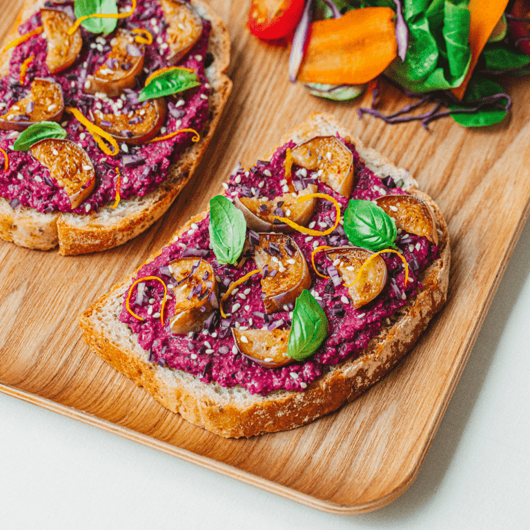 Toasts houmous de betterave | Harrys